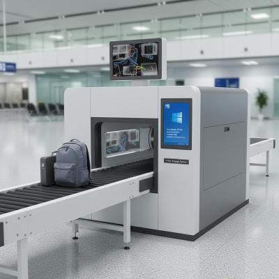 China Gross Weight 380 Kgs XRay Baggage Scanner Operating Windows 10 Operation System Ensuring Detection of Prohibited Items for sale