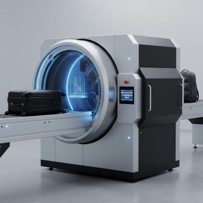 China Electric Drum Transmission Mode X Ray Baggage Scanner Providing Wire Resolution less than 00787mm Metal Wire for Security Checks for sale