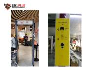 China Voice Alarm Archway Frame Metal Detector Multi Zone Body Temperature Detection System for sale
