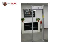 China Temp Test Infrared 1.5m Sensor Walk Through Metal Detector for sale