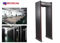 China Anti- shock High Sensitivity Walk Through Metal Detector Suppliers with 2 LED Light for sale