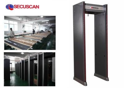 China Anti- shock High Sensitivity Walk Through Metal Detector Suppliers with 2 LED Light for sale