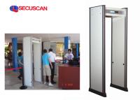 China Body Scanner Metal Detector Gate 6 Pinpoint zones for School security for sale