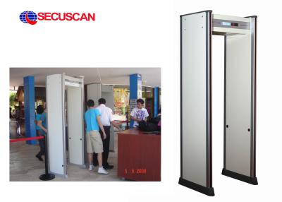 China Body Scanner Metal Detector Gate 6 Pinpoint zones for School security for sale