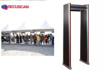 China Security 6 Pinpoint zones Walk Through Metal Detector gate for Commercial buildings for sale