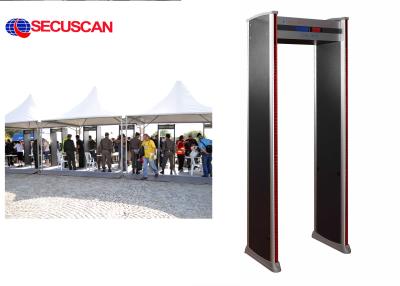 China Security 6 Pinpoint zones Walk Through Metal Detector gate for Commercial buildings for sale