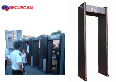 China High sensitivity  walk through metal detector with 2 LED for security purpose for sale