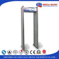 China White 8 16 24 Detecting Multi - Zone Walk Through Metal Detector Security Door for sale