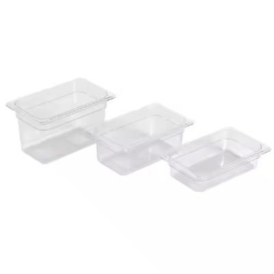 China Pc Rectangle Pp Gn Pan Plastic Food Pan For Front Loading Insulated Food Pan Carrier for sale