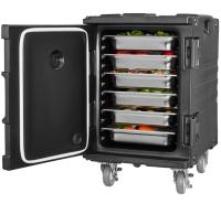 China Catering Insulated Food Pan Carriers For Catering With Wheels Thermos Food Tray Carrier for sale