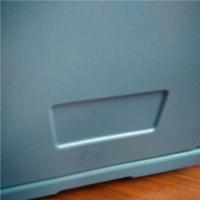 China Roto Molding Insulated Pan Carrier 535mm Blue Cold Food Carrier Double Walled for sale