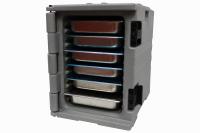 China Marble Insulated Cold Food Transport Containers Stackable Insulated Carriers For Hot Food for sale