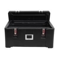 China Large Capacity Insulated Food Transport Box LLDPE Black Catering Tray Carrier 30L for sale