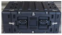 China Customisable Roto Shock Racks 7U 6U Shallow Rack Case LLDPE for sale