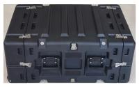 China Customisable Roto Shock Racks 7U 6U Shallow Rack Case LLDPE for sale