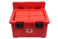 China Rectangular 13kg Insulated Food Transport Box Polyethylene Insulated Hot Food Transport Boxes for sale