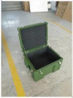 China Anti Fall 850mm Military Box Rotational Moulding Military Case Green for sale