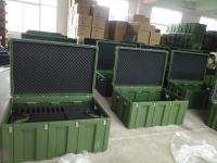 China Anti Fall 850mm Military Box Rotational Moulding Military Case Green for sale