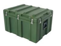 China Anti Fall 850mm Military Box Rotational Moulding Military Case Green for sale