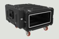 China 5U Shock Absorber Roto Rack Case Box LLDPE Skb Rack Mount Cases for sale