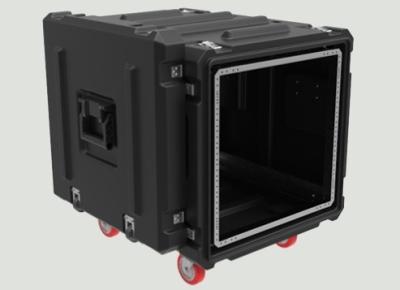 China 120KG IP65  Shock Racks Absorber Rack Box 4 Wheels Skb 10u Rack Case for sale