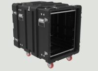 China Shock Absorber Skb 12u Rack Case Rack Box Waterproof 4 Wheels Specialty Racks for sale