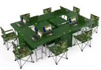 China Easy Moving PE Military Carrier Double Financial Desk Military Case Dustproof for sale
