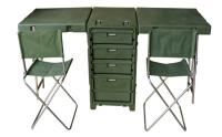China Easy Moving PE Military Carrier Double Financial Desk Military Case Dustproof for sale