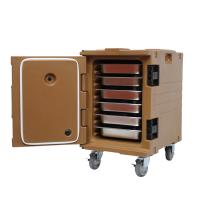 China Eco Friendly Stackable Food Carrier Camping Hot Insulated Food Pan Carrier With Wheels for sale