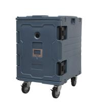 China 90Litre Hot Food Pan Carrier All Weather Stackable Insulated 6 Layers for sale