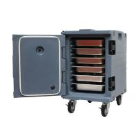 China 90Litre Hot Food Pan Carrier All Weather Stackable Insulated 6 Layers for sale
