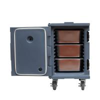 China 90Litre Hot Food Pan Carrier All Weather Stackable Insulated 6 Layers for sale
