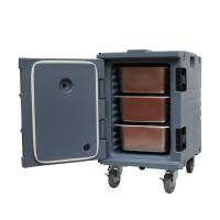 China Stackable Ergonomic Insulated Pan Carrier 90L 3 Layers Insulated Food Transport Containers for sale
