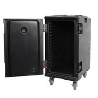China 120L Commercial Hot Food Pan Carrier Insulated Pan Carriers Catering Black for sale