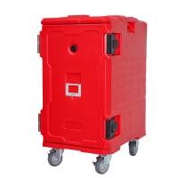China 120L LLDPE Insulated Pan Carrier Red Insulated Food Pan Customized for sale