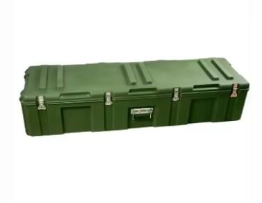 China Industrial Outdoor Military Box Rotomolded Green Plastic Storage Cases for sale