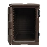 China 6 Layers Hot Food Pan Carrier 90Ltr  For Dark Coffee for sale