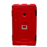 China 120L Outdoor Insulated Pan Carrier Red 8 Layers Thermal Pan Carrier for sale