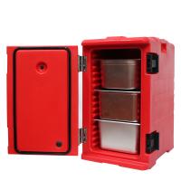 China 120L Outdoor Insulated Pan Carrier Red 8 Layers Thermal Pan Carrier for sale
