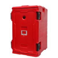 China 120L Outdoor Insulated Pan Carrier Red 8 Layers Thermal Pan Carrier for sale