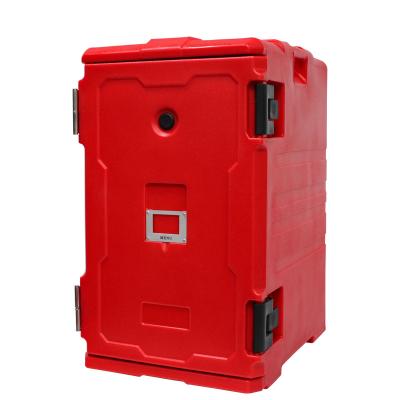 China 120L Outdoor Insulated Pan Carrier Red 8 Layers Thermal Pan Carrier for sale