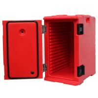 China 120L Outdoor Insulated Pan Carrier Red 8 Layers Thermal Pan Carrier for sale