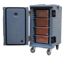 China Plastic 120L Insulated Pan Carrier Commercial Insulated Food Pan Carrier Navy White for sale