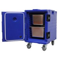 China 90L Camping Insulated Food Pan Carrier For Hot Food Blue for sale