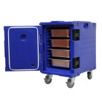 China 90L Camping Insulated Food Pan Carrier For Hot Food Blue for sale
