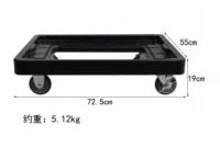 China Commercial Kitchen Food Pan Carrier Catering Delivery Cart For Events Transport Dolly for sale