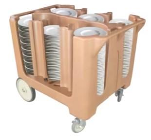 China transporting Dish Caddy Storage Dish hot plate Trolley Non slip  For Restaurant for sale