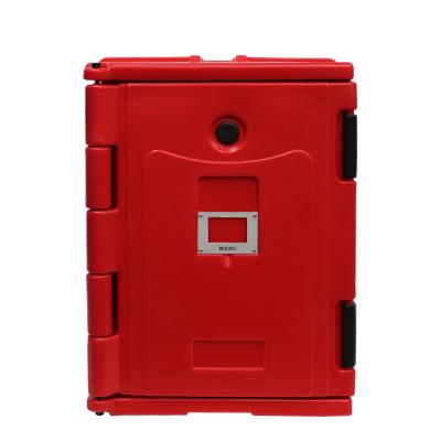 China 90L Ultra Pan Carrier Plastic Food Warmer Insulated Thermal Hot Box for sale