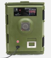 China Rotational Molding Process Food Warmer For Restaurant Insulated Electric Ultra Pan Carrier 120L Green for sale