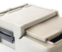China Commerical Ice Caddy Plastic Ice Storage Cart Insulated Transport Ice Caddy With Wheels for sale